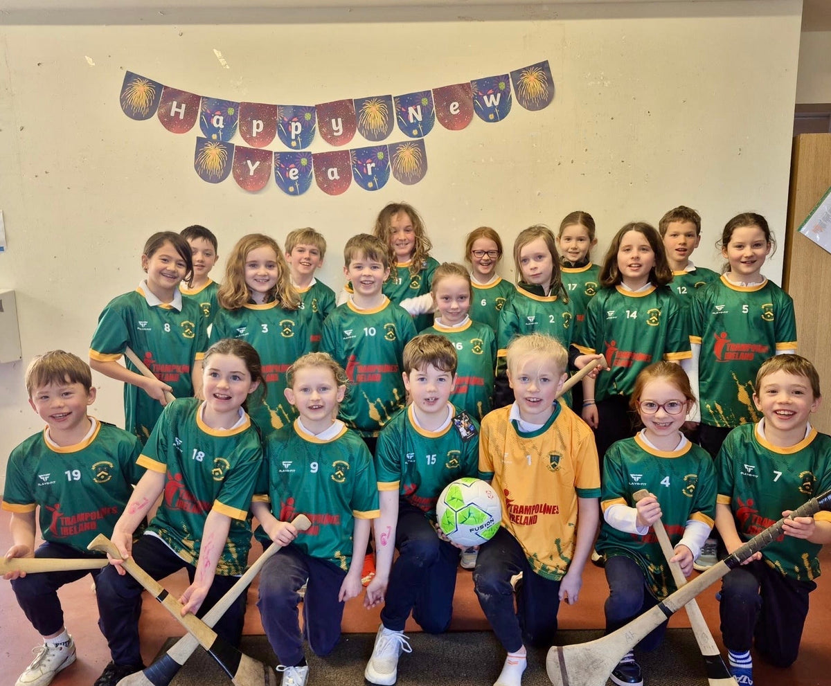 New Football Jerseys for Ardfield NS, Cork – Trampolines Ireland